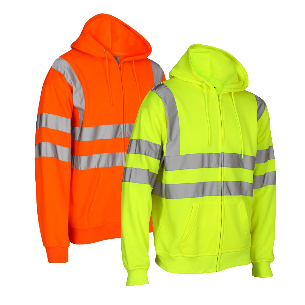 HIGH VISIBILITY ZIP HOODED SWEATSHIRT – Stormway